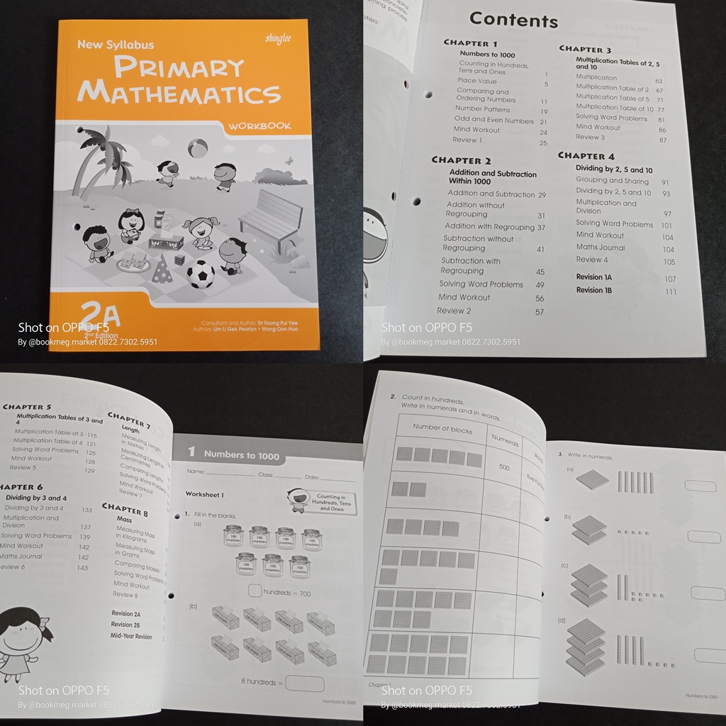 Jual BUKU NEW SYLLABUS PRIMARY MATHEMATICS 1A - 6B (TEXTBOOK & WORKBOOK ...