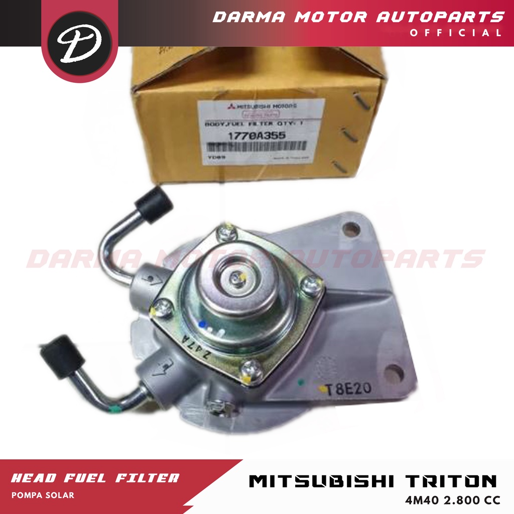Jual Head Fuel Filter Kepala Pompa Solar MItsubishi TRITON 2.800 4M40 ...