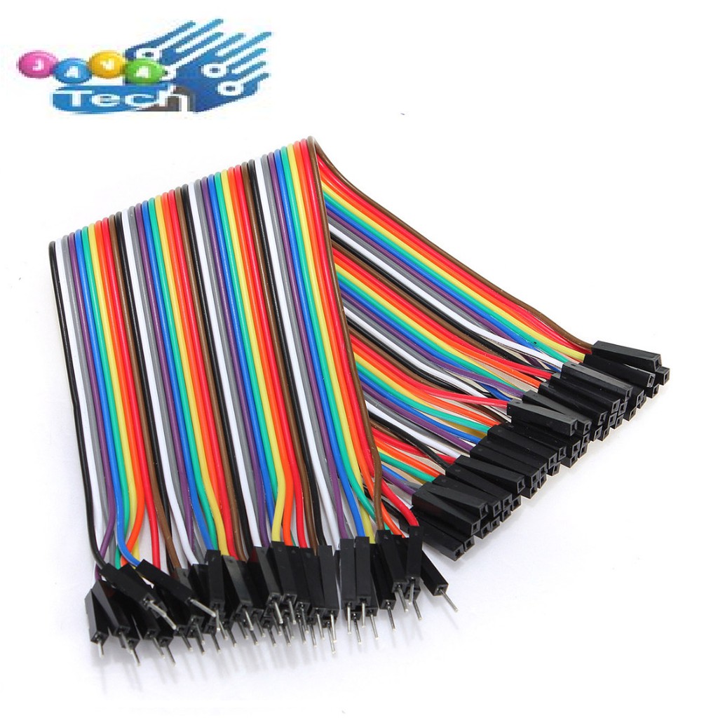 Jual Kabel Jumper Male - Female 40pcs 10cm 2.54mm Breadboard Arduino ...