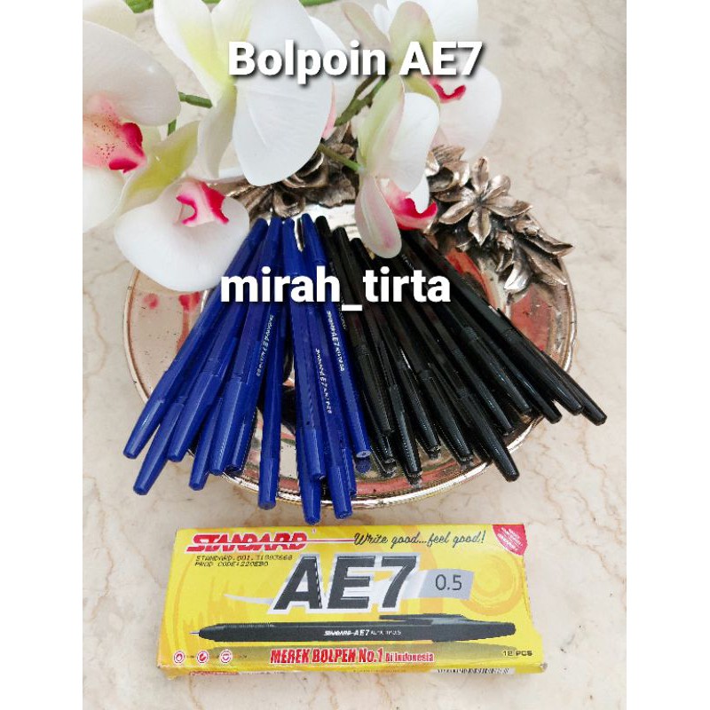 Jual Bolpoin AE7 . bolpen AE7 . AE7 STANDART .BALLPOINT STANDART AE7. PULPEN AE 7 MURAH | Shopee ...