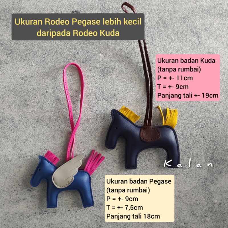 Jual KALAN Gantungan Tas/Kunci Rodeo Pegase Kuda Pegasus Bag Charm ...