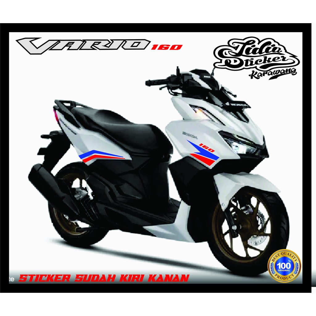 Jual STIKER HONDA NEW VARIO 160 STRIPING CUTTING BMW | Shopee Indonesia