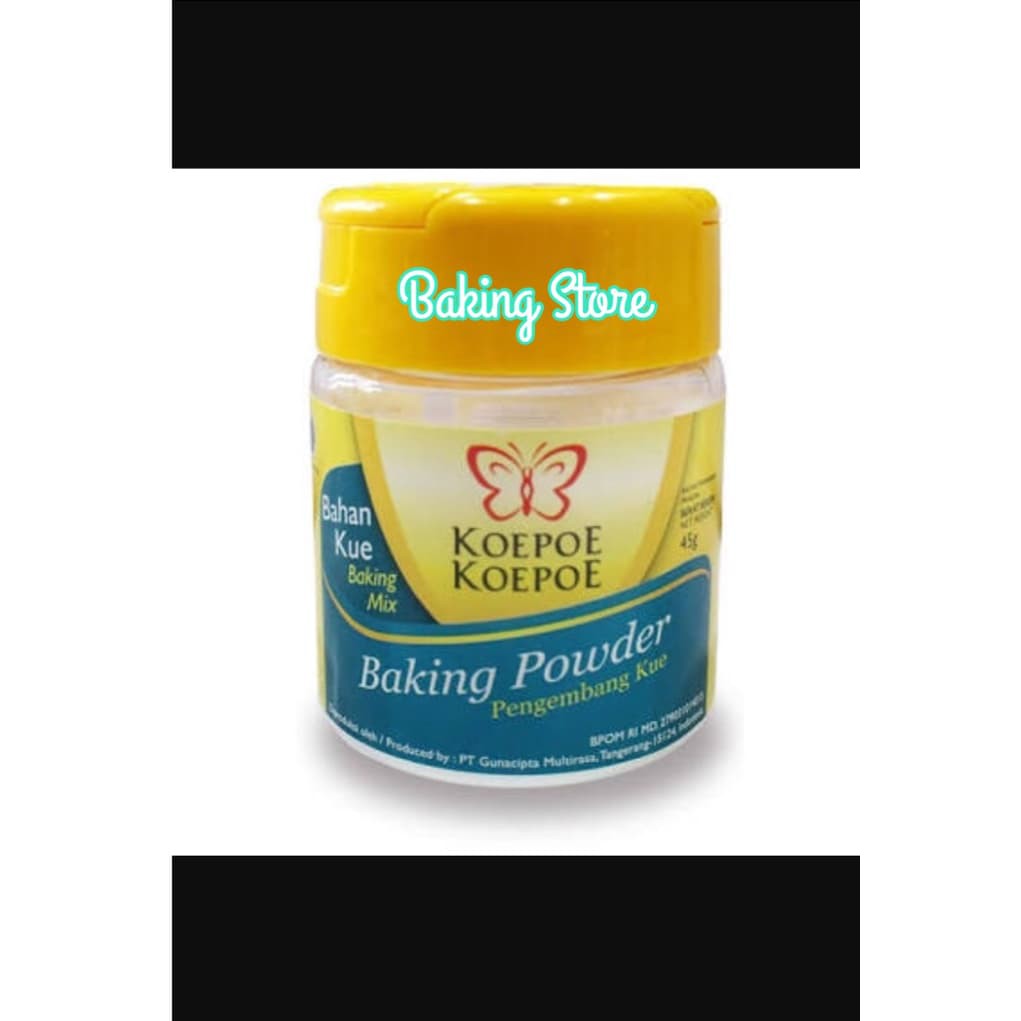 Jual Koepoe - Koepoe/ Kupu Kupu Baking Powder 45gr | Shopee Indonesia