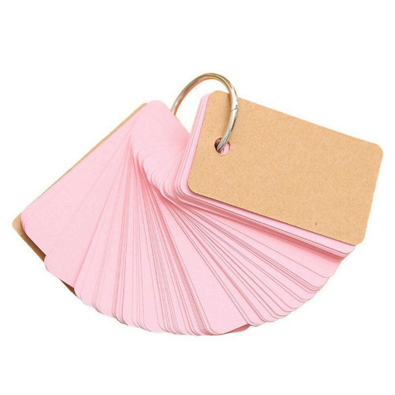 Jual FLASH CARD/FLASH CARD POLOS 50 LEMBAR | Shopee Indonesia