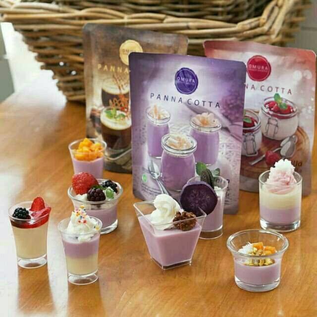 Jual Omura Pannacotta (Rasa Coklat, Vanila, Taro) | Shopee Indonesia