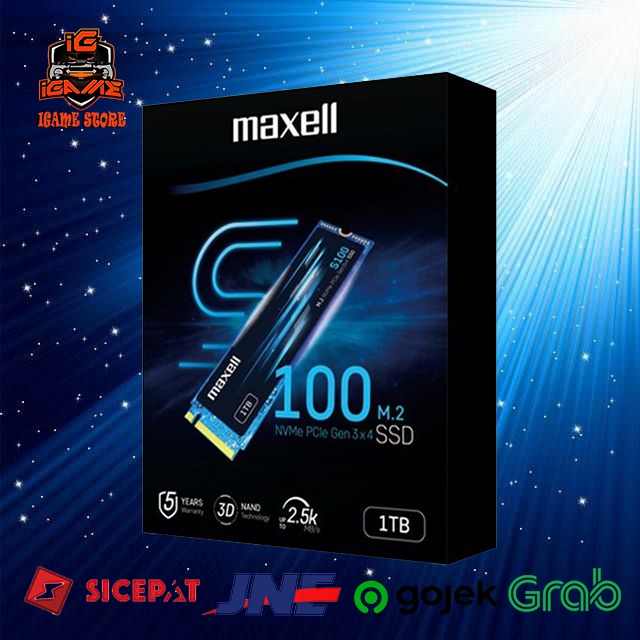 Jual SSD MAXELL 1TB M.2 NVME Read and Write Speed 1.000GB Up to 2.5k Mb ...