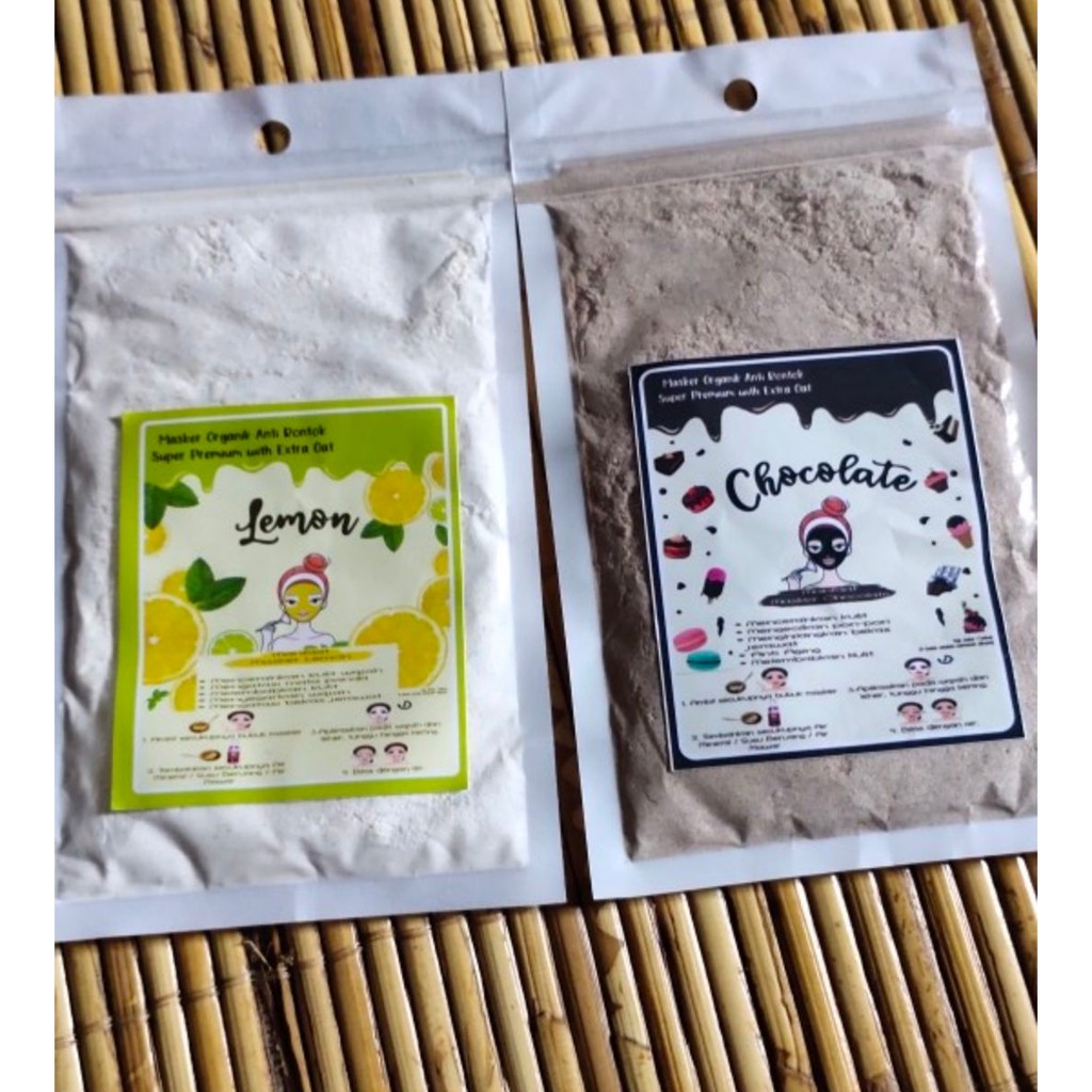 Jual MASK WAJAH ORGANIK HERBAL MASKER KEMASAN 15 GRAM | Shopee Indonesia