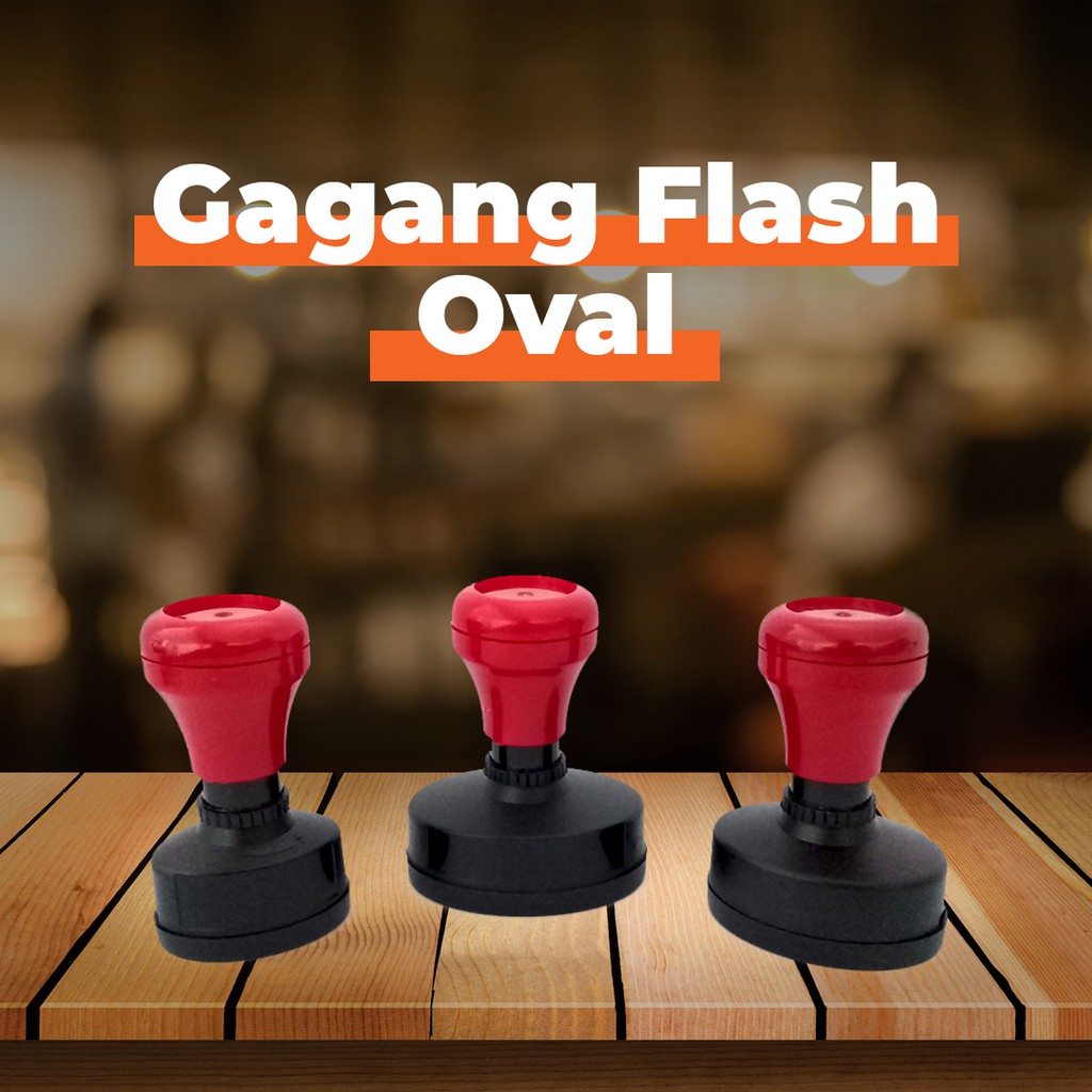 Jual Gagang Stempel Flash Oval - OV35 OV45 OV51 | Shopee Indonesia