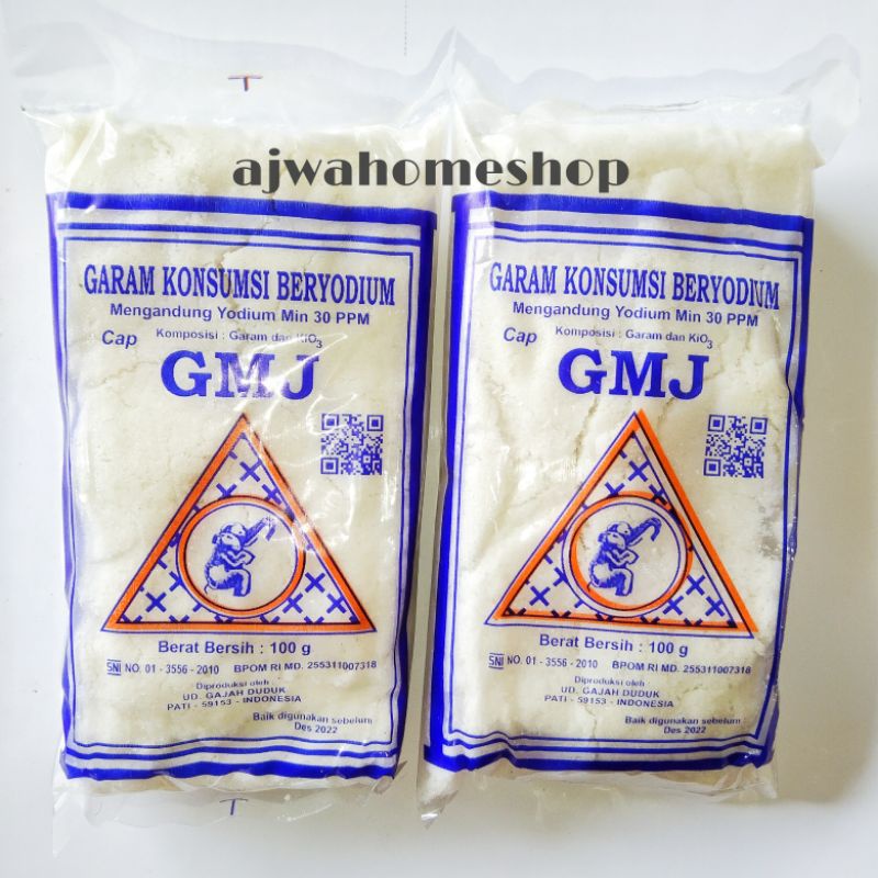 Jual Garam Meja Halus GMJ - Garam Dapur Gajah 100 Gram | Shopee Indonesia Jual Garam Meja Halus GMJ - Garam Dapur Gajah 100 Gram | Shopee Indonesia