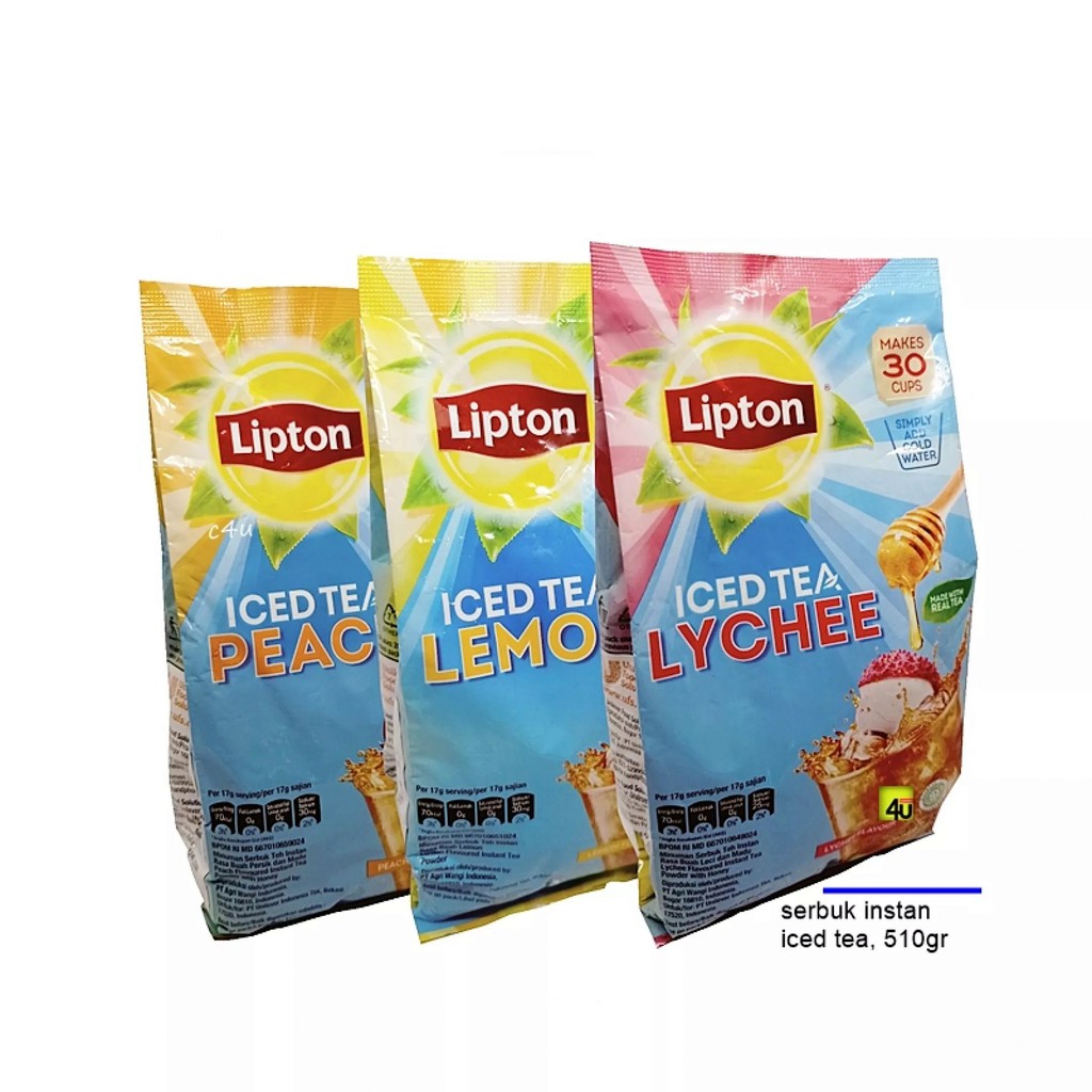 Jual Lipton Iced Tea / Ice Tea Instant Powder 510gr - Bubuk Teh Instan ...