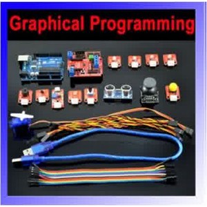 Jual ARDUINO UNO R3 compatible ARDUBLOCK GRAPHICAL PROGRAMMING LEARNING KIT | Shopee Indonesia