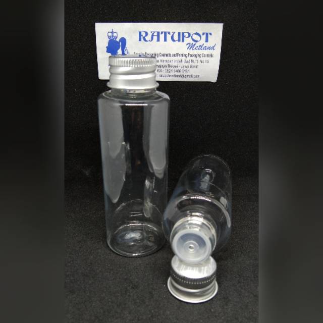 Jual Botol plastik 100 ml DR PET BENING klem rapat ulir | Shopee Indonesia