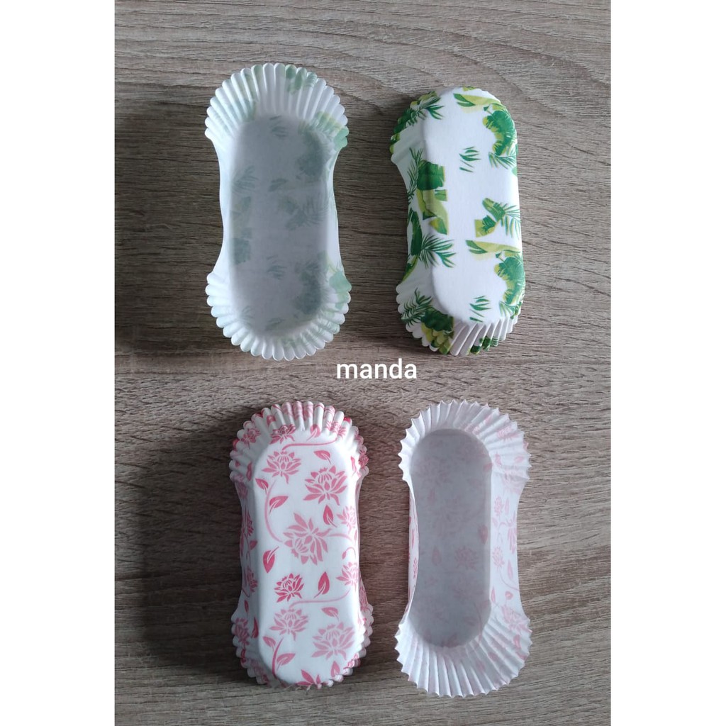 Jual paper cup cake cases wadah alas kue roti kukus donat risoles cup ...