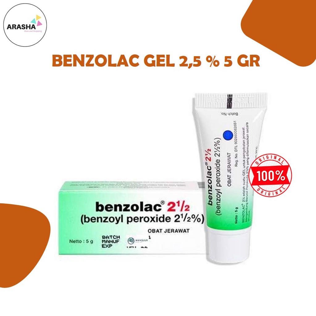 Jual BENZOLAC SALEP 2,5% 5 GR Obat Jerawat Bekas jerawat Ampuh | Shopee ...