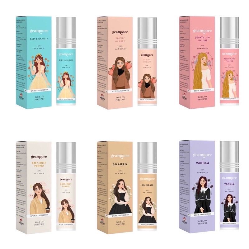 Jual Geamoore Parfum Roll On 6ml | Shopee Indonesia