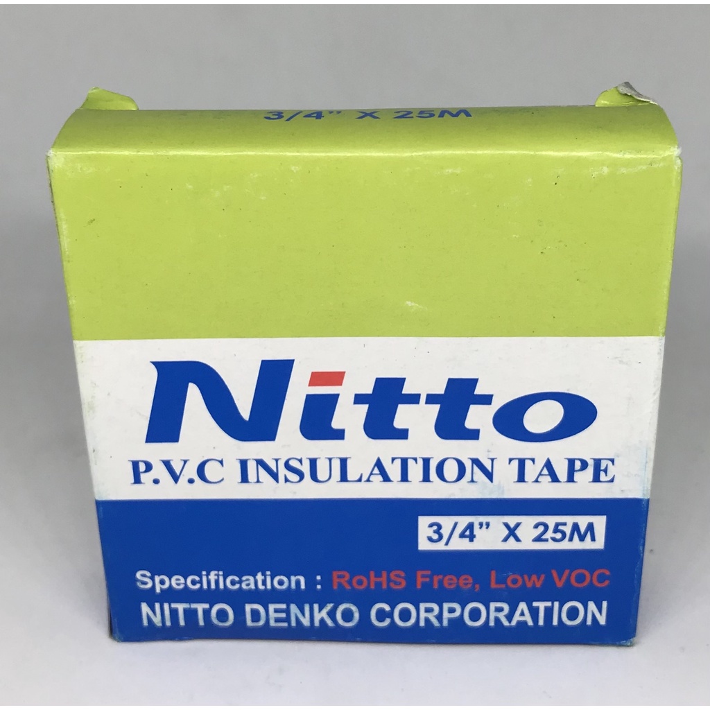 Jual NITTO PVC Insulation Tape Isolasi Lakban Listrik | Shopee Indonesia