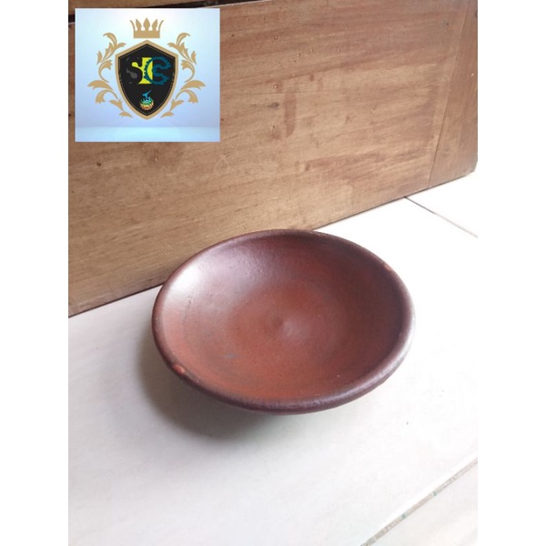 Jual PIRING COBEK GAMI TANAH LIAT MURNI GERABAH D-22CM JAWA TRADISIONAL ...