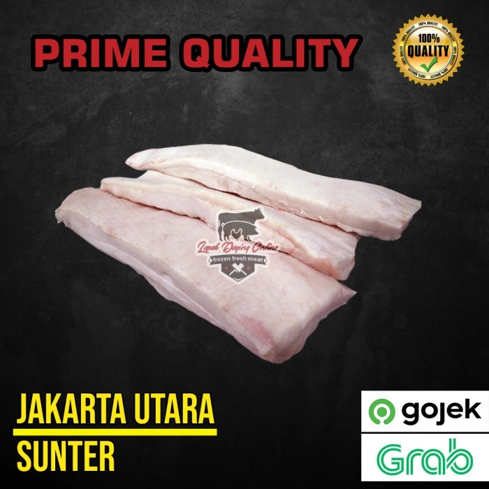 Jual Terlaris Lemak Babi Tebal / Minyak Babi Tebal (Lard) (per 1Kg ...