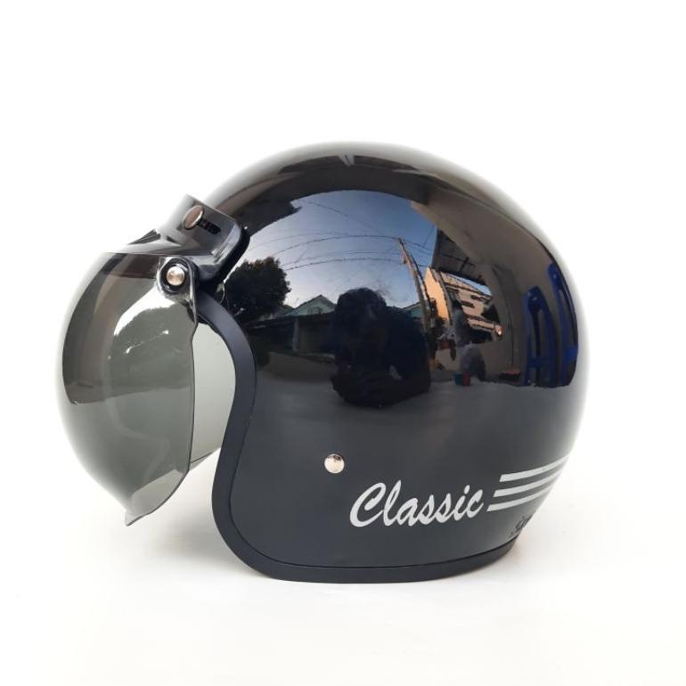 Jual HELM BOGO DEWASA SNI CEWEK COWOK CLASSIC FULL LEHER C90U | Shopee ...