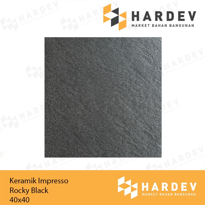 Jual KERAMIK IMPRESSO 40x40 ROCKY BLACK KW 1 | Shopee Indonesia