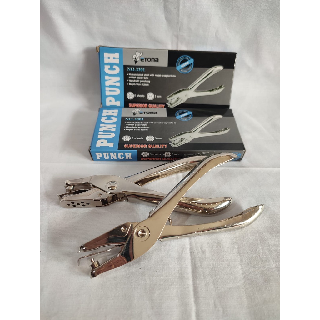 Jual Pembolong Satu Lubang / Etona Hang Tag 3mm No 3301 | Shopee Indonesia