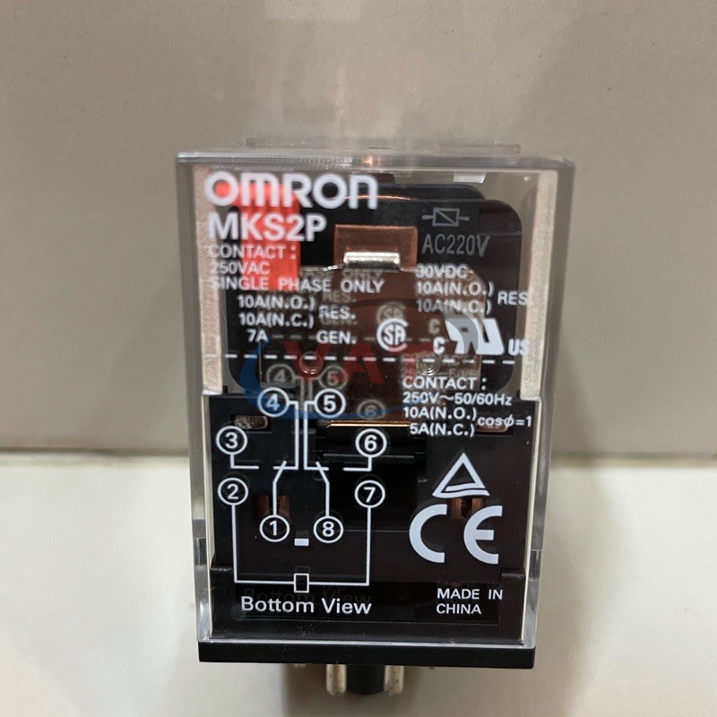 Jual relay omron MKS2P 220vac original | Shopee Indonesia