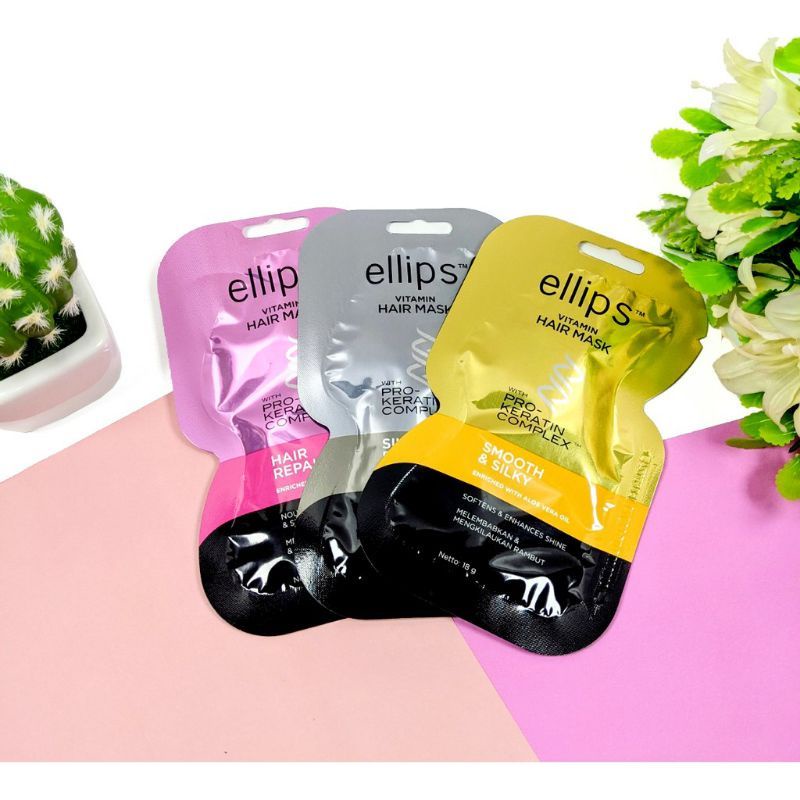 Jual ELLIPS / Elips Hair mask Pro keratin complex 20gr | Shopee Indonesia