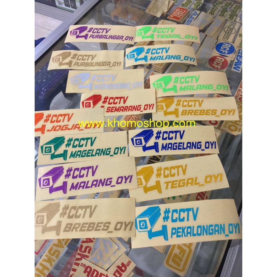 Jual STICKER CCTV STIKER TRUCK MANIA STICKER TIMBUL STICKER NYALA ...