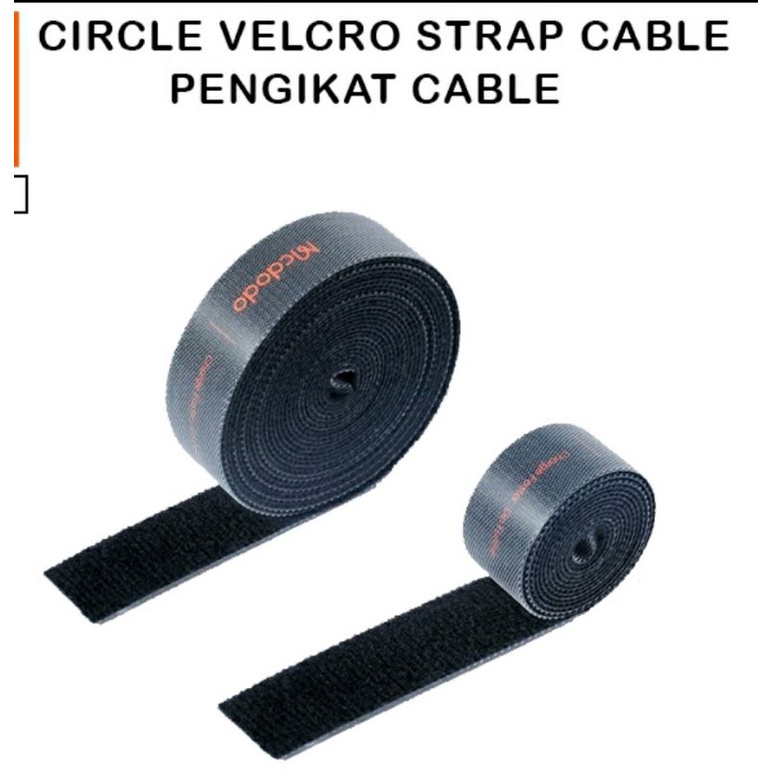 Jual Mcdodo circle velcro strap pengikat perekat kabel cable 3m ...