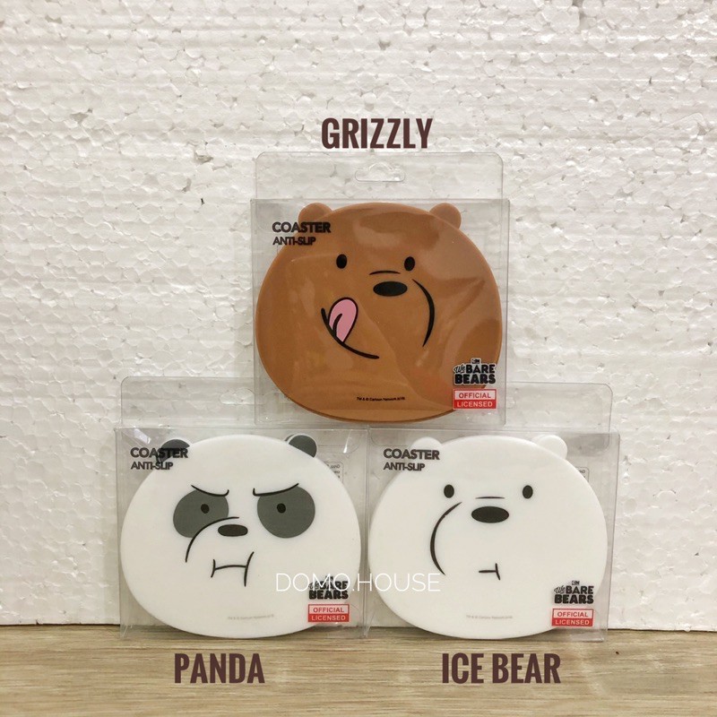 Jual TATAKAN GELAS COASTER WE BARE BEARS MINISO | Shopee Indonesia