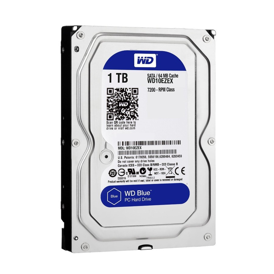 Jual Harddisk WD Blue 8TB 4TB 2TB 1TB - 3,5" Sata 3 WDC Harddisk PC ...