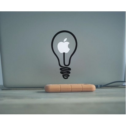 Jual Stiker Idea Bulb Lampu Bohlam Cutting Sticker Vinyl Laptop Mobil ...