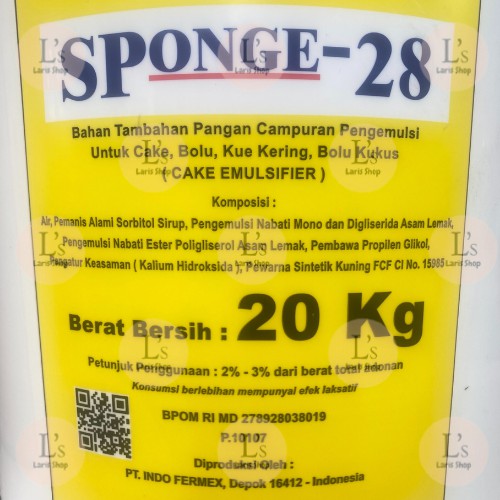Jual Sponge-28 (REPACK 250GR) | Shopee Indonesia