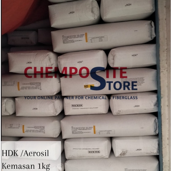 Jual aerosil wacker HDK n20 - tepung ringan fiberglass fumed silica ...