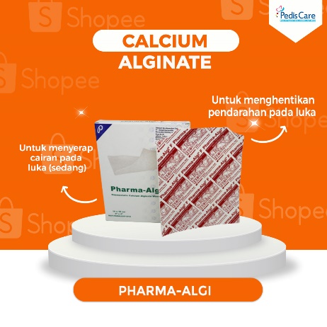Jual PHARMA-ALGI CALCIUM ALGINAT 10 cm X 10cm | Shopee Indonesia