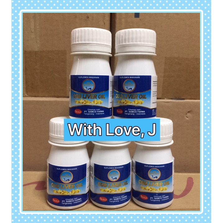 Jual COD LIVER OIL / MINYAK IKAN SAMCO ( 50 KAPSUL ) | Shopee Indonesia