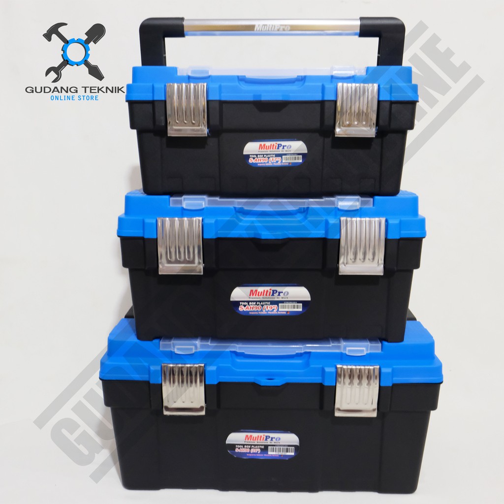 Jual MULTIPRO S-AH90 19inch Toolbox Plastik 19 Inch Tool Box Kit Tempat ...
