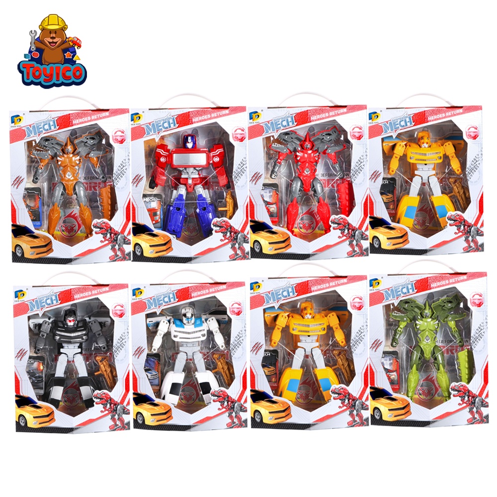 Jual [Toyico] Mainan Anak Robot Transformers 8 Series Heroies Return ...