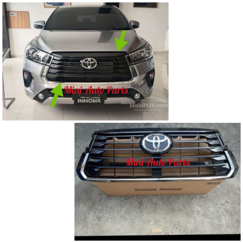 Jual Grill GRILLE Radiator INNOVA Reborn FACELIFT 2021-2022 Original ...