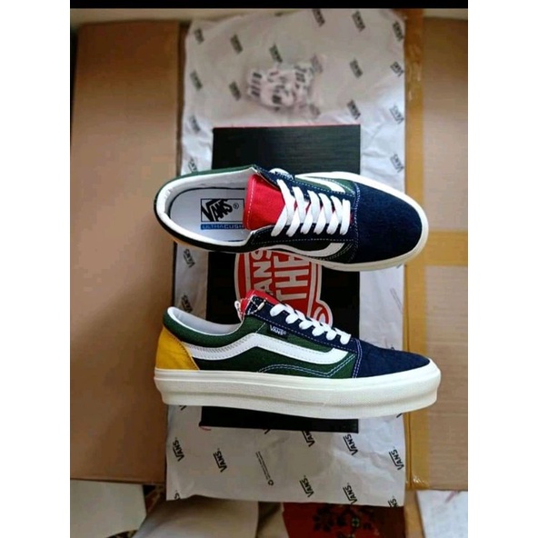 Jual SEPATU SENAKERS VANS 100%（PERMIUM）OLDSCKOOL VAULT OG | Shopee Indonesia