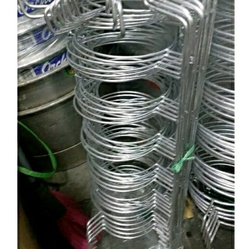 Jual rak angkatan piring 8inchi kawat tipis/ bintingan piring & mangkok ...