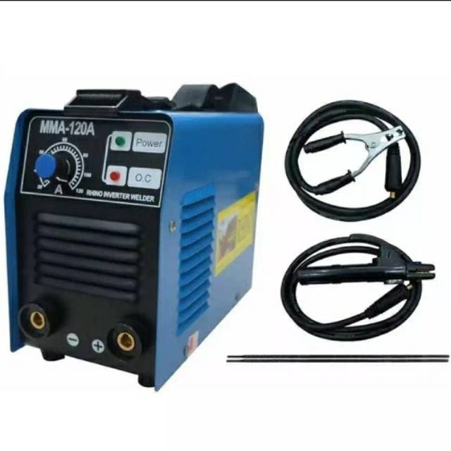 Jual Mesin Las Listrik 120 A Travo Trafo las Inverter Rhino MMA 120A 900W | Shopee Indonesia
