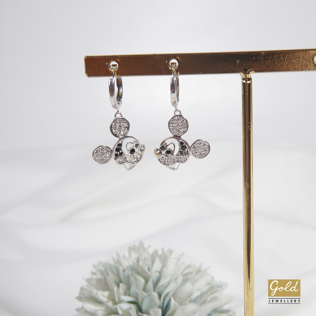 Jual Anting emas putih kadar 750 17k PA19042100 | Shopee Indonesia