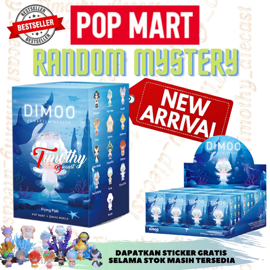 Jual POP MART ACTION FIGURE DIMOO AQUARIUM SERIES RANDOM TIDAK BISA ...