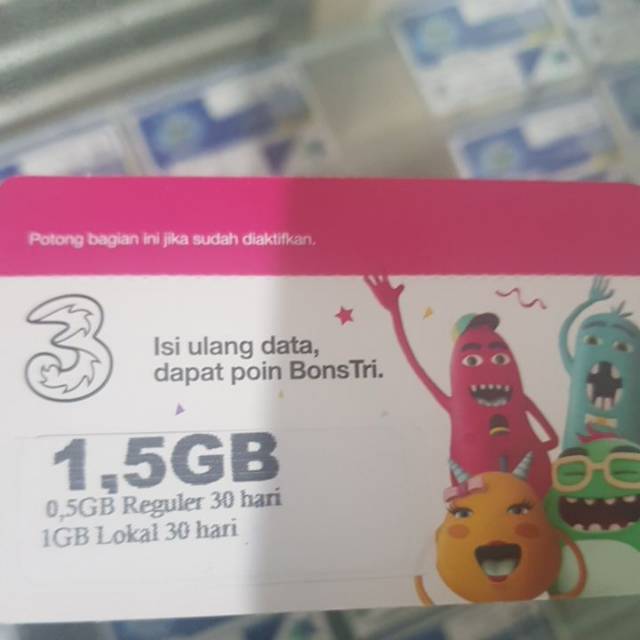 Jual Voucher internet tri 1,5Gb | Shopee Indonesia
