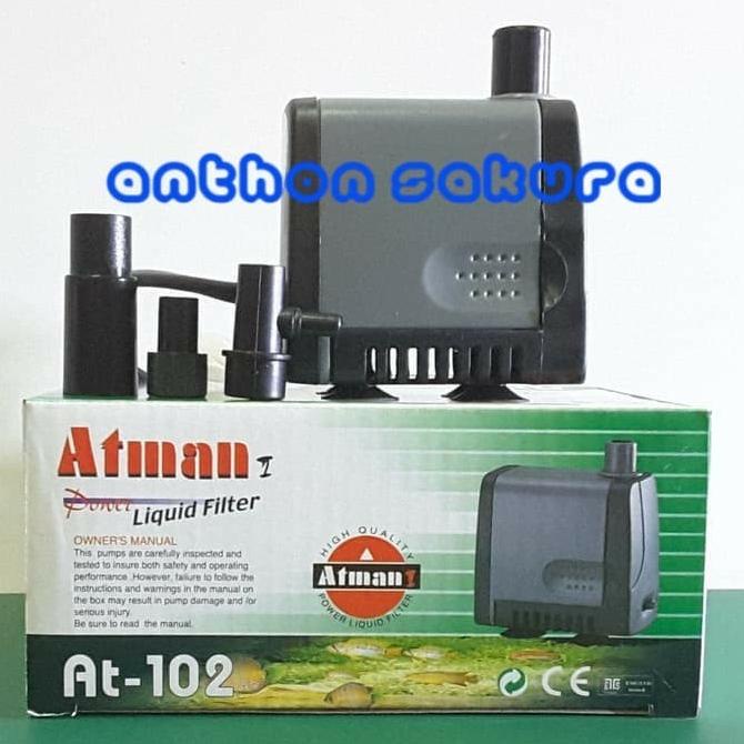 Jual Pompa Air Atman AT-102 AT102 Celup Water Pump Aquarium Hidroponik | Shopee Indonesia