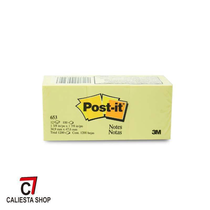 Jual Sticky Notes Post It 3M 653 Kuning - multicolour (PCS) | Shopee ...