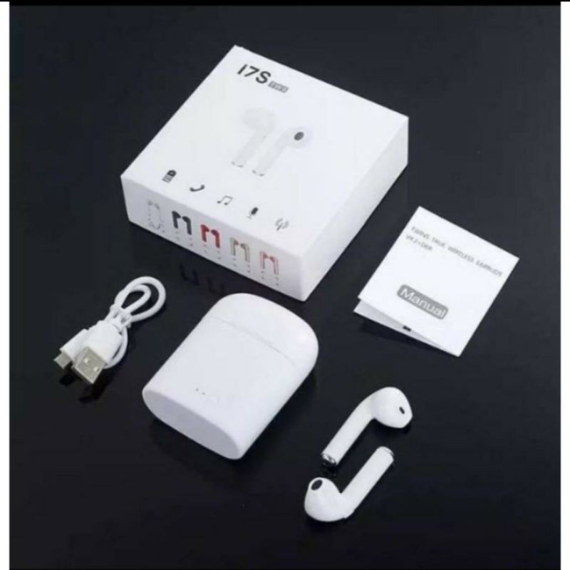 Jual Headset Bluetooth i7 TWS Headset Bluetooth Wireless i7 wireless ...