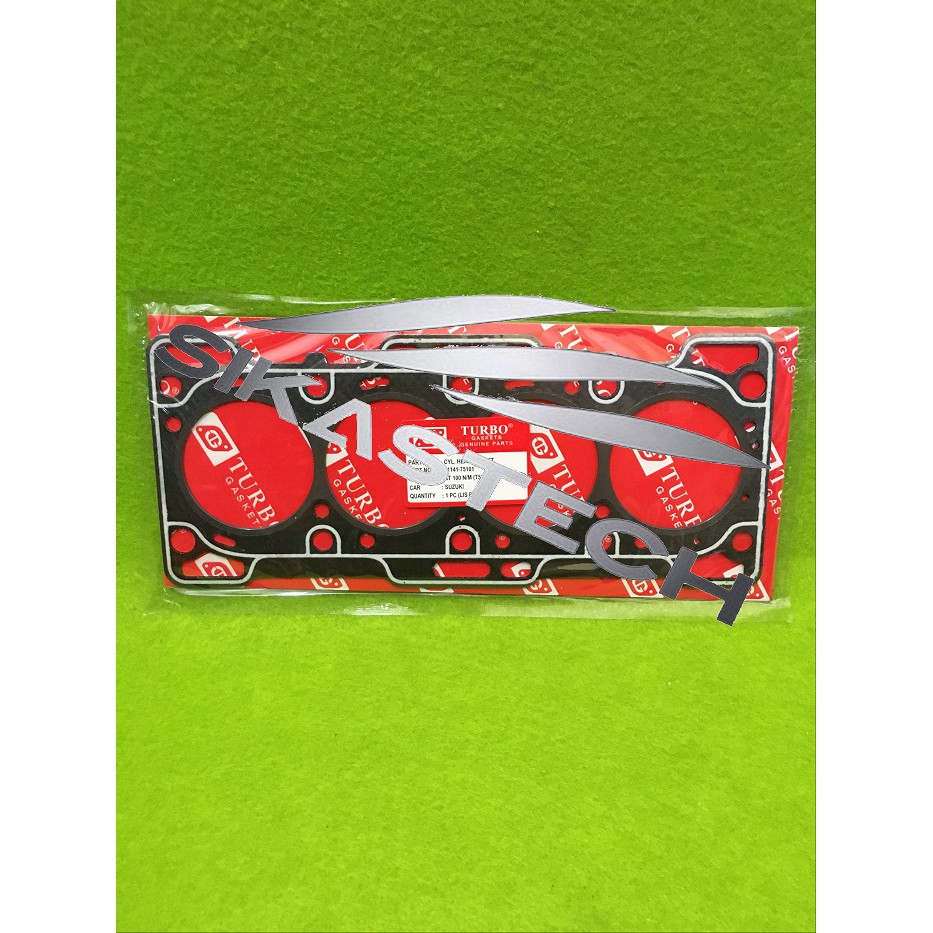 Jual CYLINDER HEAD PACKING GASKET DEKSEL PAKING KOP 4 SILINDER SUZUKI F10A JIMNY SJ410 KATANA 1. ...