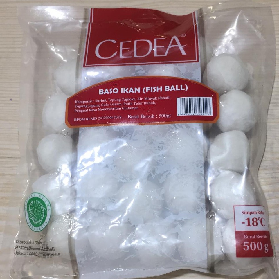 Jual CEDEA BASO IKAN SAYUR/BOLA UDANG/FISH BALL/ BOLA SALMON 500KG ...